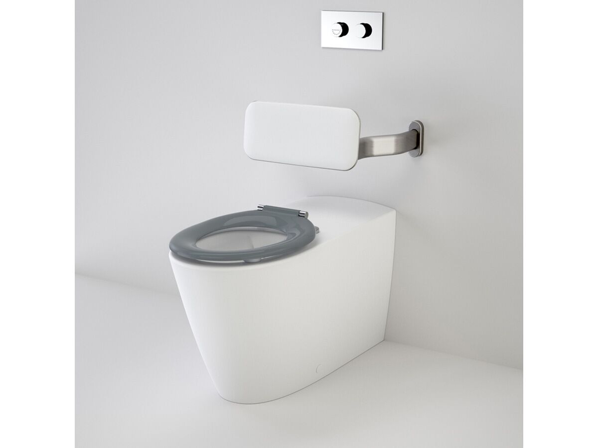 Caroma Care 800 Cleanflush Wall Faced Back Inlet Invisi II Toilet Suite ...