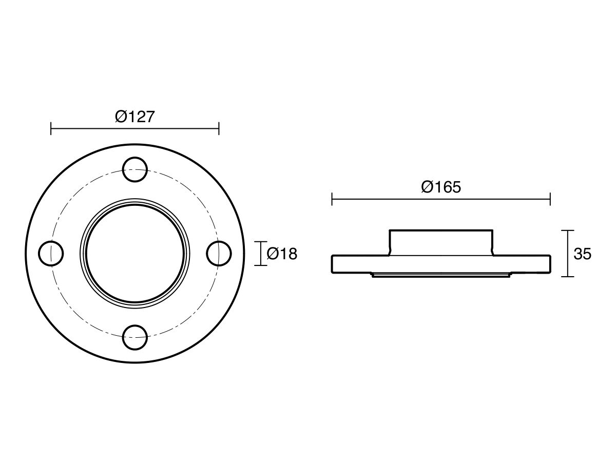 CTS Flange Adaptor Table E 65mm from Reece