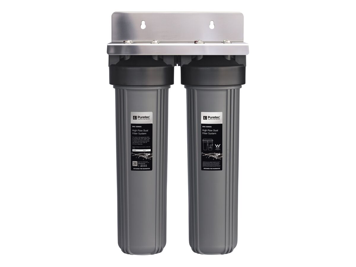 Puretec Twin Rain Filter 150Lpm 40mm from Reece