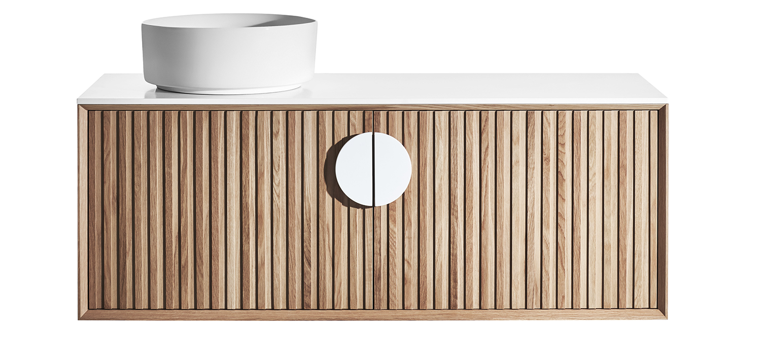 ISSY Halo I 801-1100mm x 400-500mm x 450mm Custom Vanity Unit with 2 ...