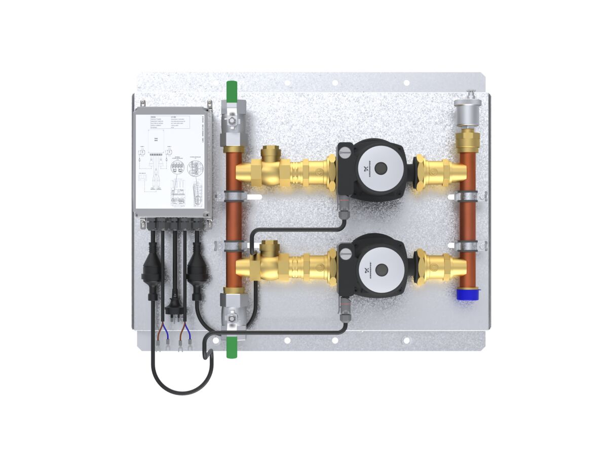 Thermann Tankless UPS 25-80 Dual Recirculation Pump System from Reece