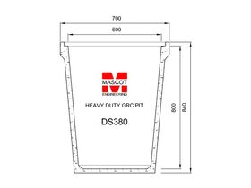 GRC Concrete Stormwater Pit 600mm x 600mm x 800mm from Reece