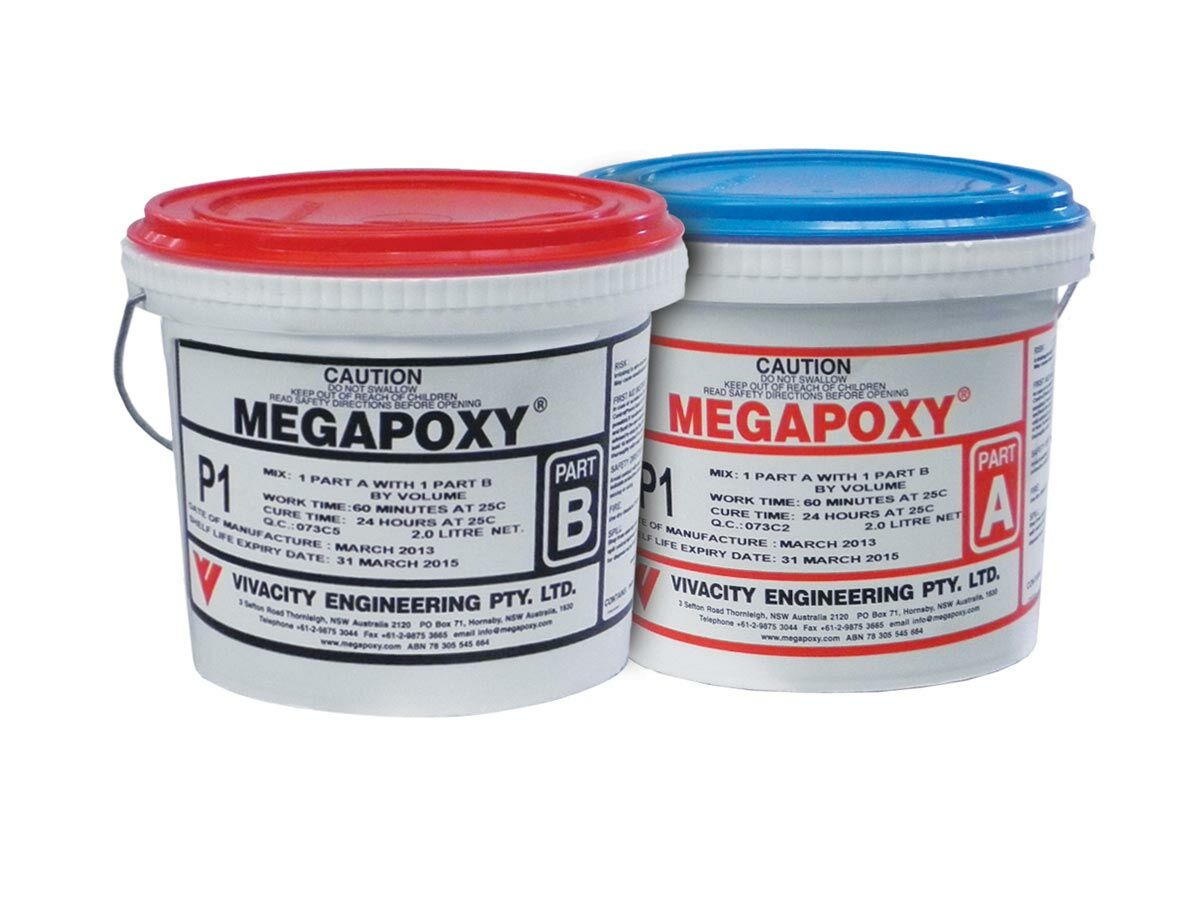 Concrete Grease Trap Megapoxy P1 Adhesive 4 Litre from Reece