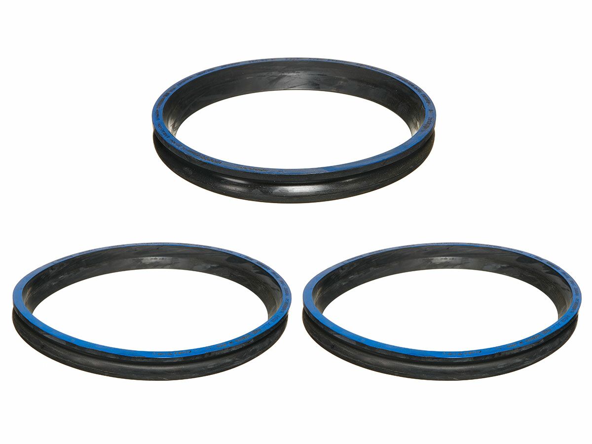 Set of Liptyt EPDM PN16 Gasket Rings Contains 2 x 225mm and 1 x 150mm ...