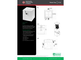 Plaster Arrestor Stainless Steel 304 365mm L x 365mm W x 435mm H 50mm ...