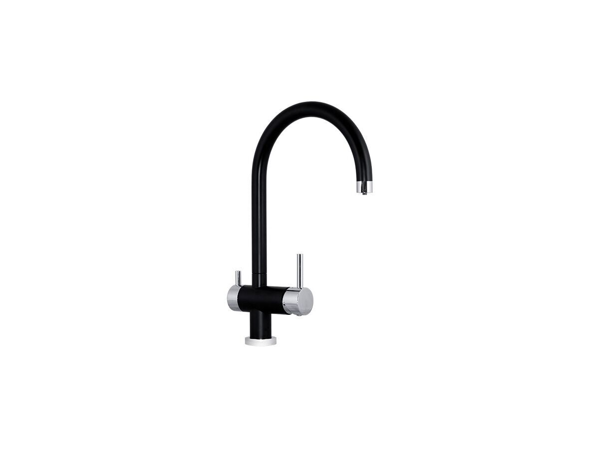 Puretec Tripla Filter Mixer Tap Black / Chrome from Reece