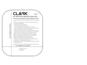 Clark Polar Undermount Sink Single Bowl Stainless Steel from Reece