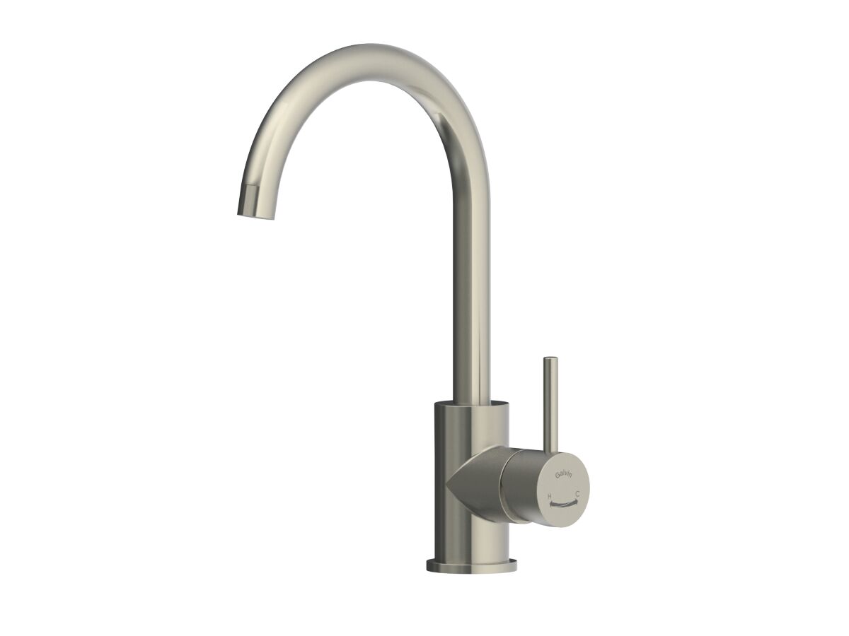 CliniLever Stainless Steel Lead Safe Gooseneck Sink Mixer TM-SNKGX (5 ...