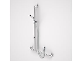 Caroma Care Support Accessible Left Handed Shower Set with Inverted ...