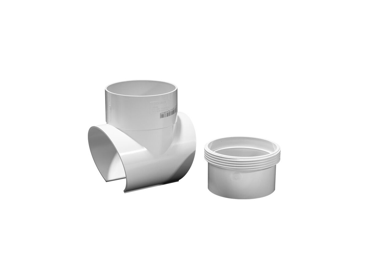 DWV PVC Snap Tee (Including Male Adaptor) from Reece