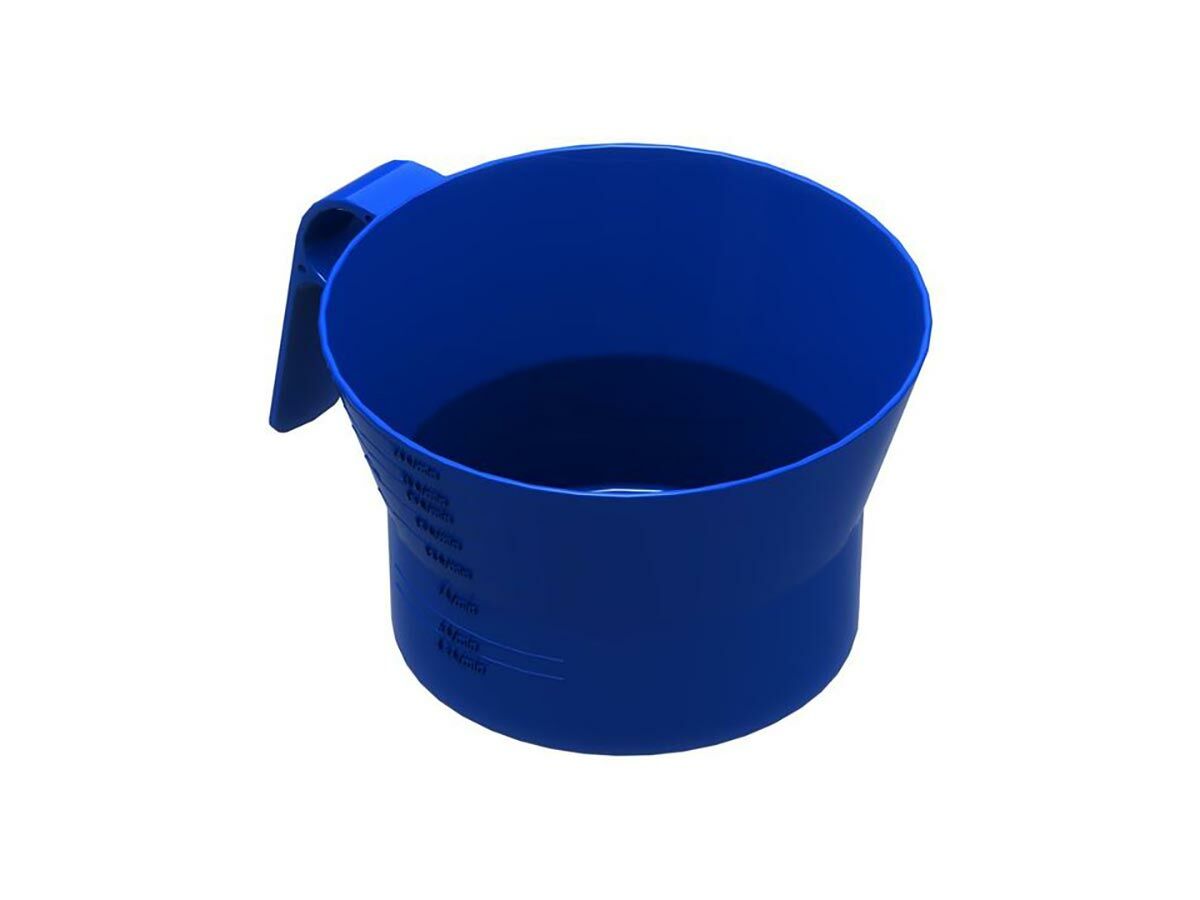 Flow Measuring Cup FM 075 Be Shower Flow Test Cup Blue from Reece