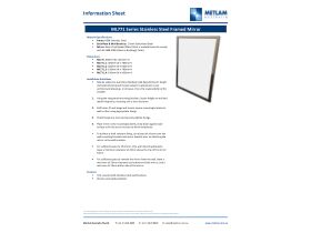 Metlam Framed Mirror 450 x 1000mm Stainless Steel from Reece