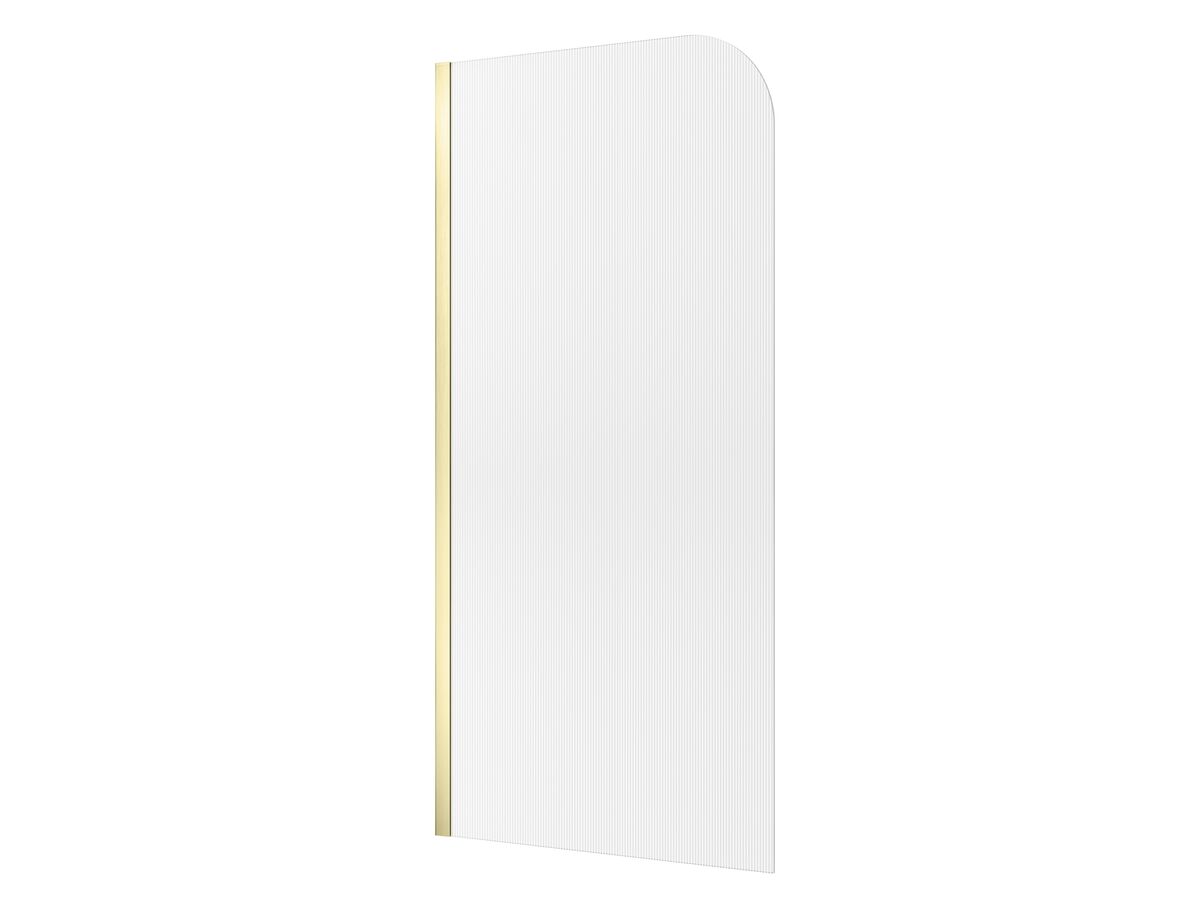 Kado Lux Frameless Curved Left Fluted Panel with Wall Channel 1000mm ...