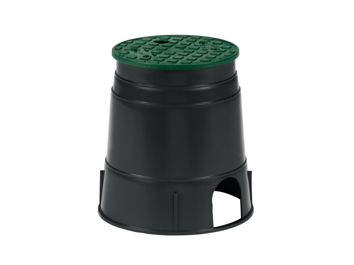 Rain Bird PVB 6" Round Valve Box with Green Lid from Reece