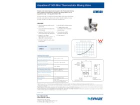 Aquablend Undersink Mini Thermostatic Mixing Valve Chrome ATM500 from Reece