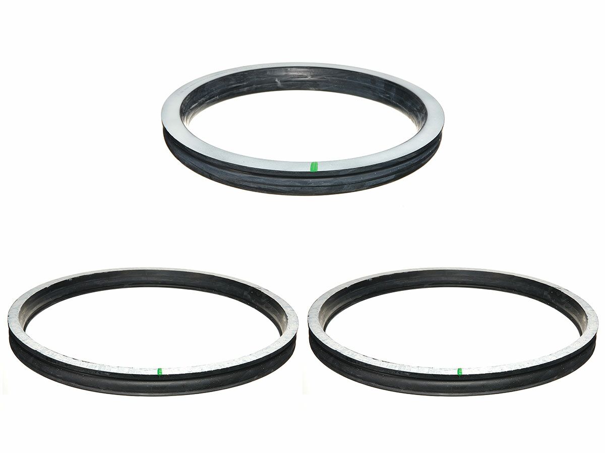 Set of Plastyt EPDM PN16 Gasket Rings Contains 2 x 200mm and 1 x 100mm ...