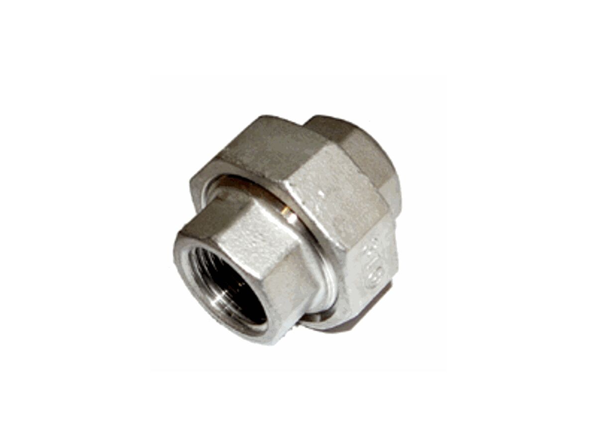 Stainless Steel 316 150lb Barrel Union (Male x Female) BSP 50mm from Reece