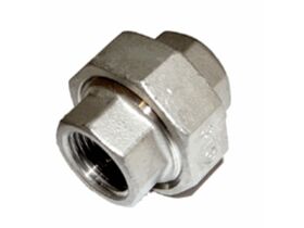 Stainless Steel 316 150lb Barrel Union (Male x Female) BSP 50mm from Reece