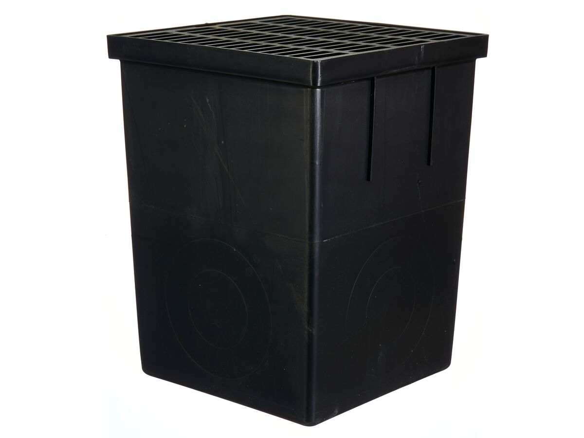300mm Stormwater ** Pit with Black PVC Grate from Reece