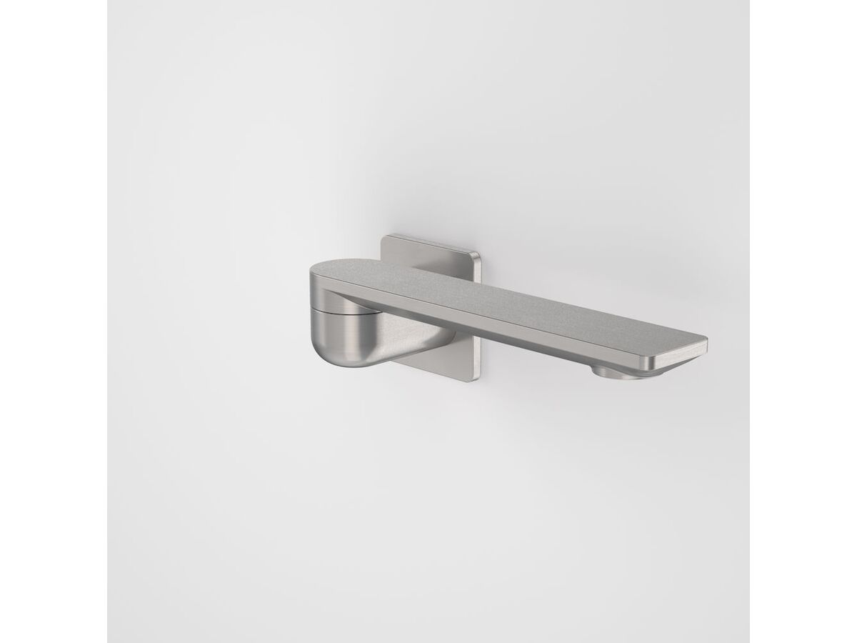Caroma Urbane II Bath Swivel Outlet 220mm Square Cover Plate Gunmetal ...