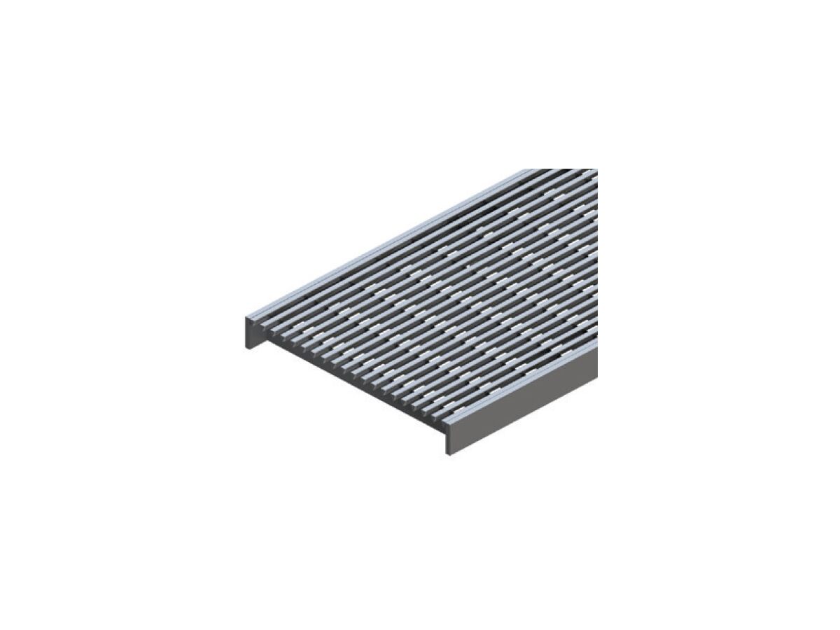 ACO 643D Stainless Steel 5 Star Heelsafe Anti-Slip Grate 1mtr from Reece