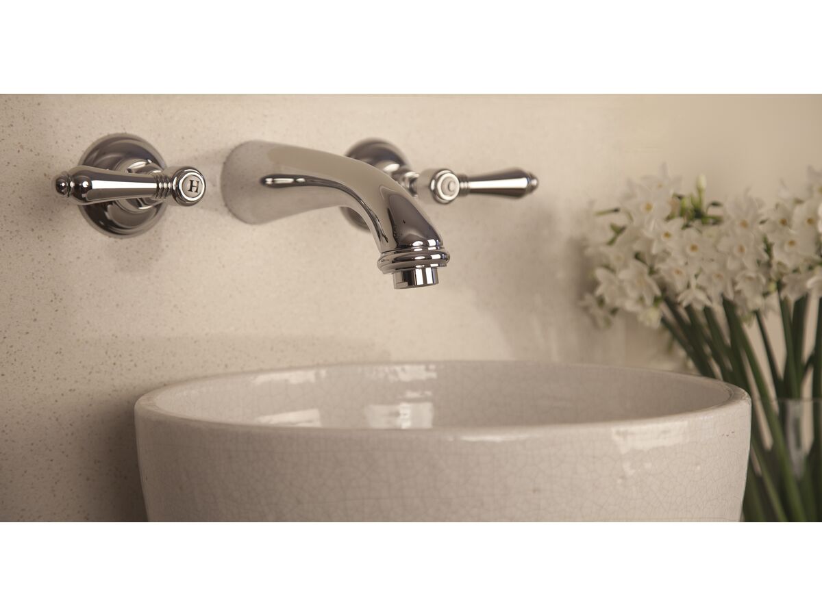 Nicolazzi Adore Wall Basin Set Chrome (4 Star) from Reece