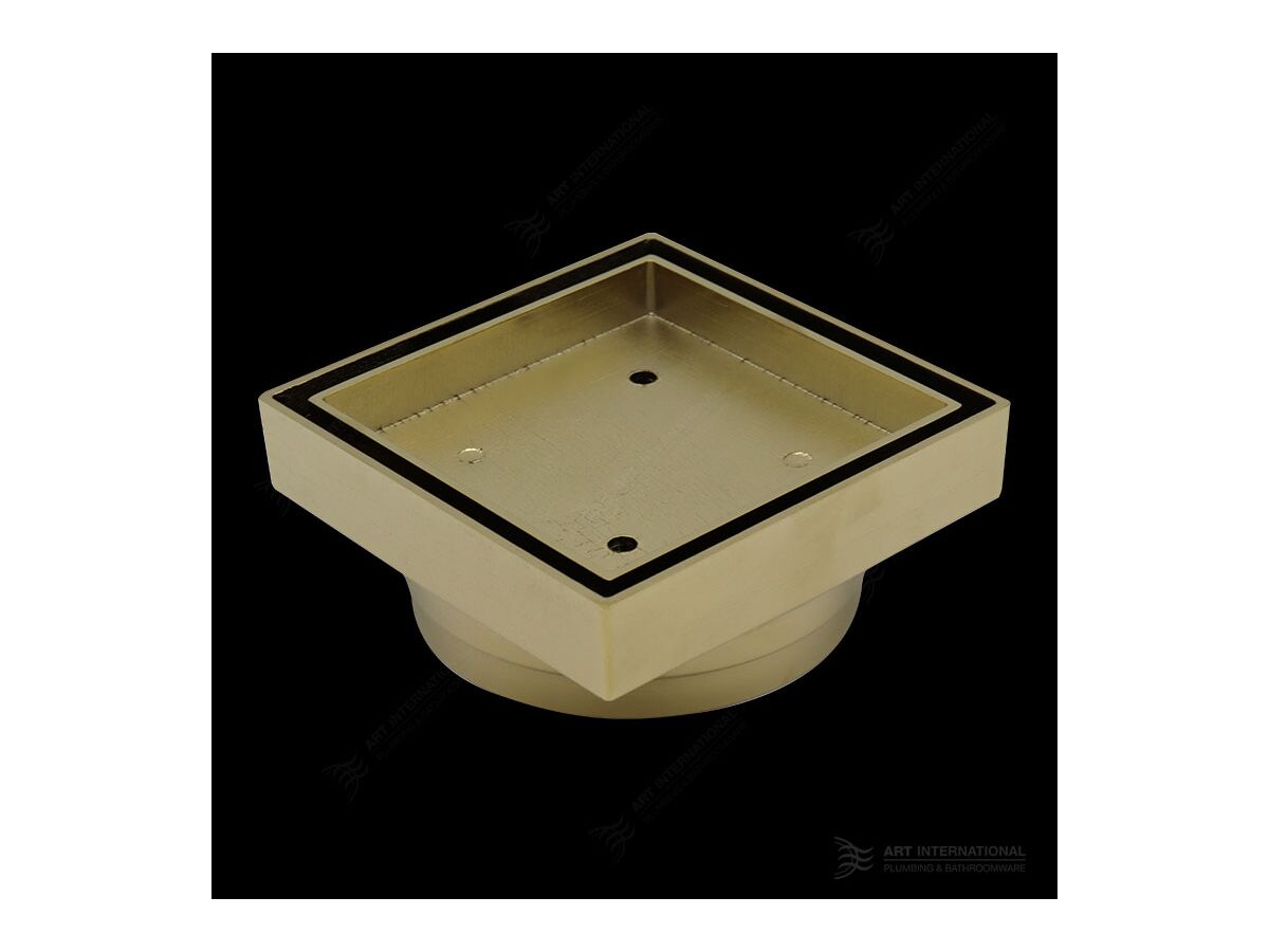 Bounty Bermuda Tile Insert 100mm Brushed Gold from Reece