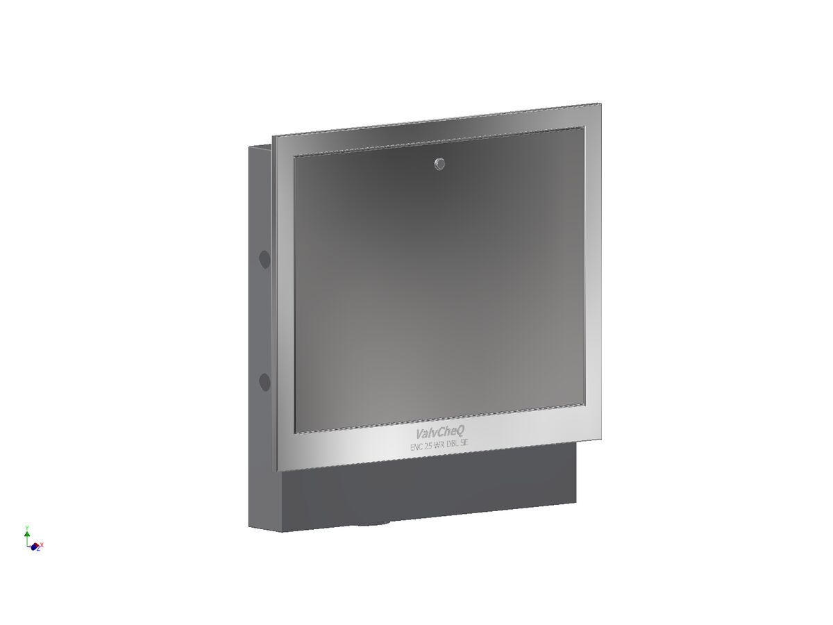 Valvcheq Twin Reduced Pressure Zone Box Only with Stainless Steel Front ...