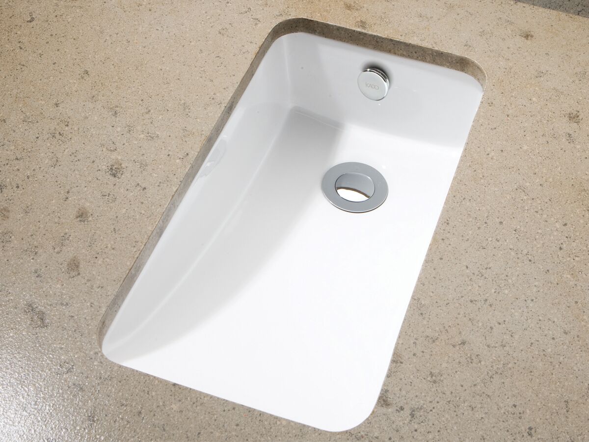 Kado Arc 260mm Under Counter Basin No Tapholes With Overflow White from ...