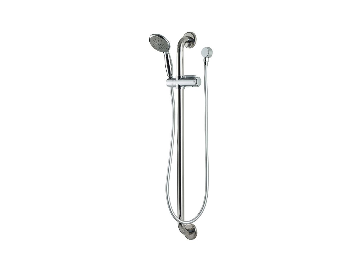 Enware Shower & Smooth Hose & 900mm Stainless Steel Grab Rail (3 Star ...