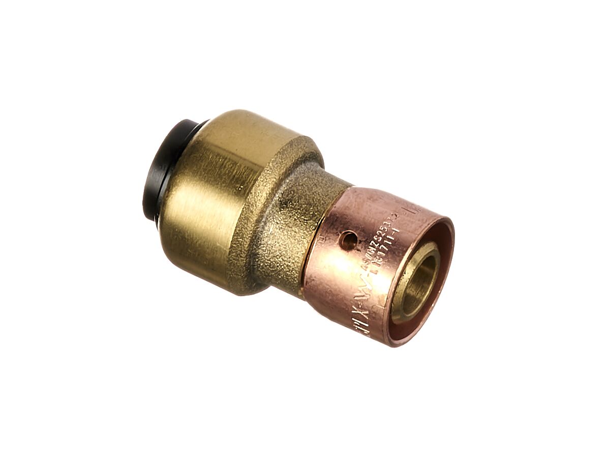 Auspex Crimp 16mm x 1/2"Copper Pushfit Adaptor from Reece