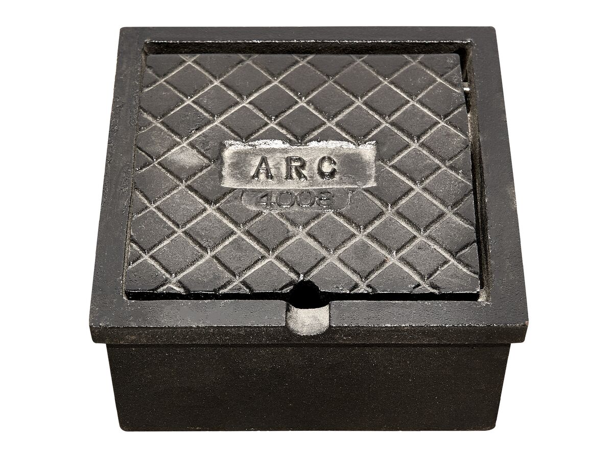 Stop Box Cover Light 100mm x 100mm Cast Iron from Reece