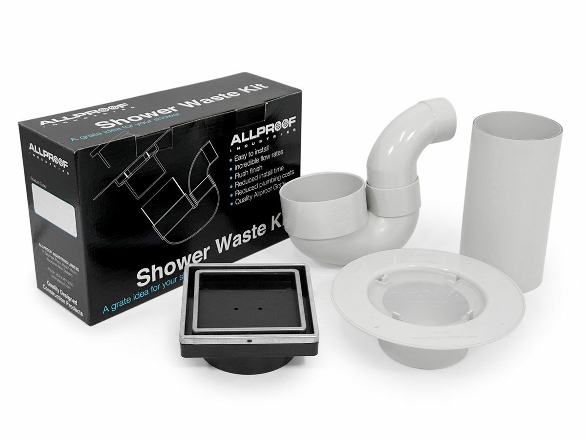 Invisi-Drain Tile Shower Waste Kit 100mm Stainless Steel from Reece