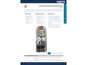 Reefe 32-80 Dual Hot Water Circulator Pumpset Deluxe from Reece