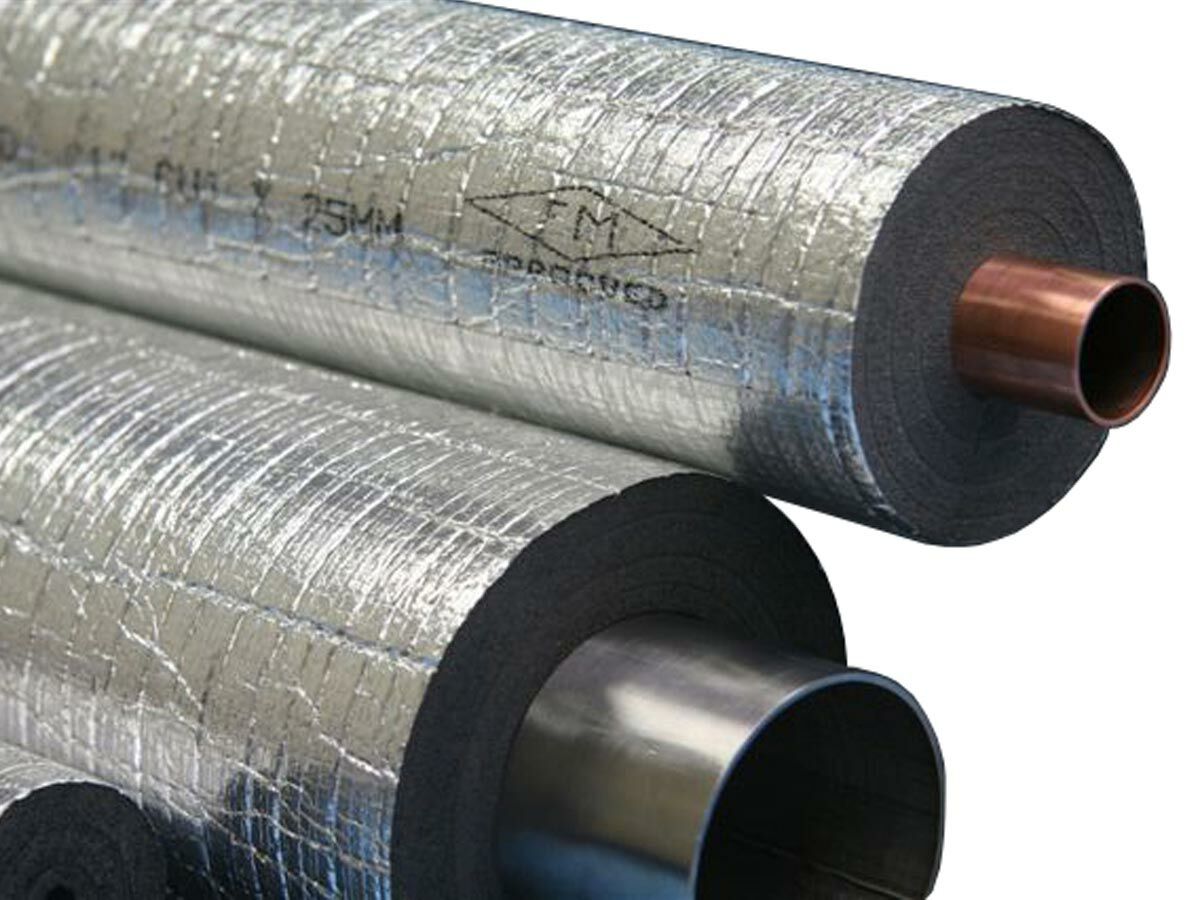 Thermobreak Rubber/Foil Insulation 25mm x 20mm Wall x 2mtr from Reece