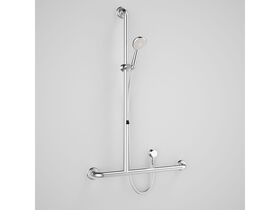 Caroma Plus Starsafe Accessible Shower & Inverted T Grab Rail Left Hand ...