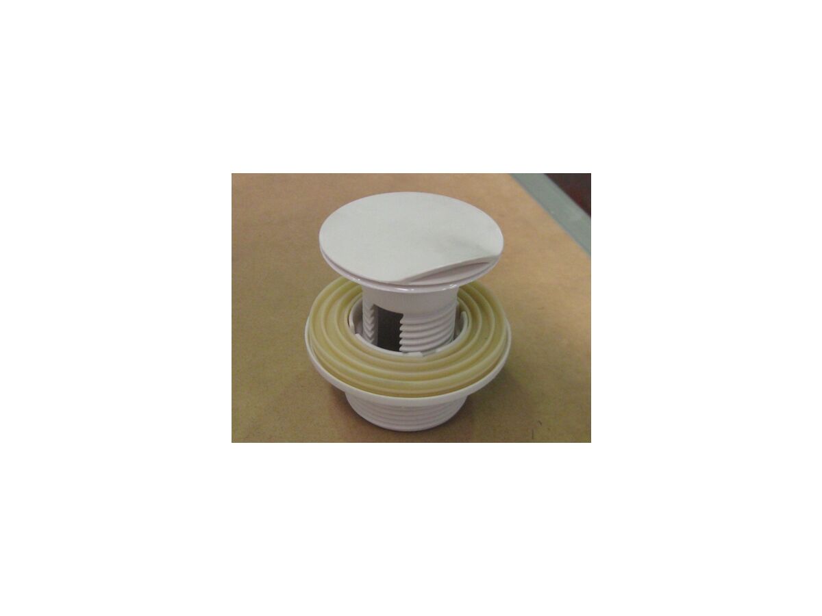 Caroma Plug & Waste Plastic with Over Flow 32mm x 40mm from Reece