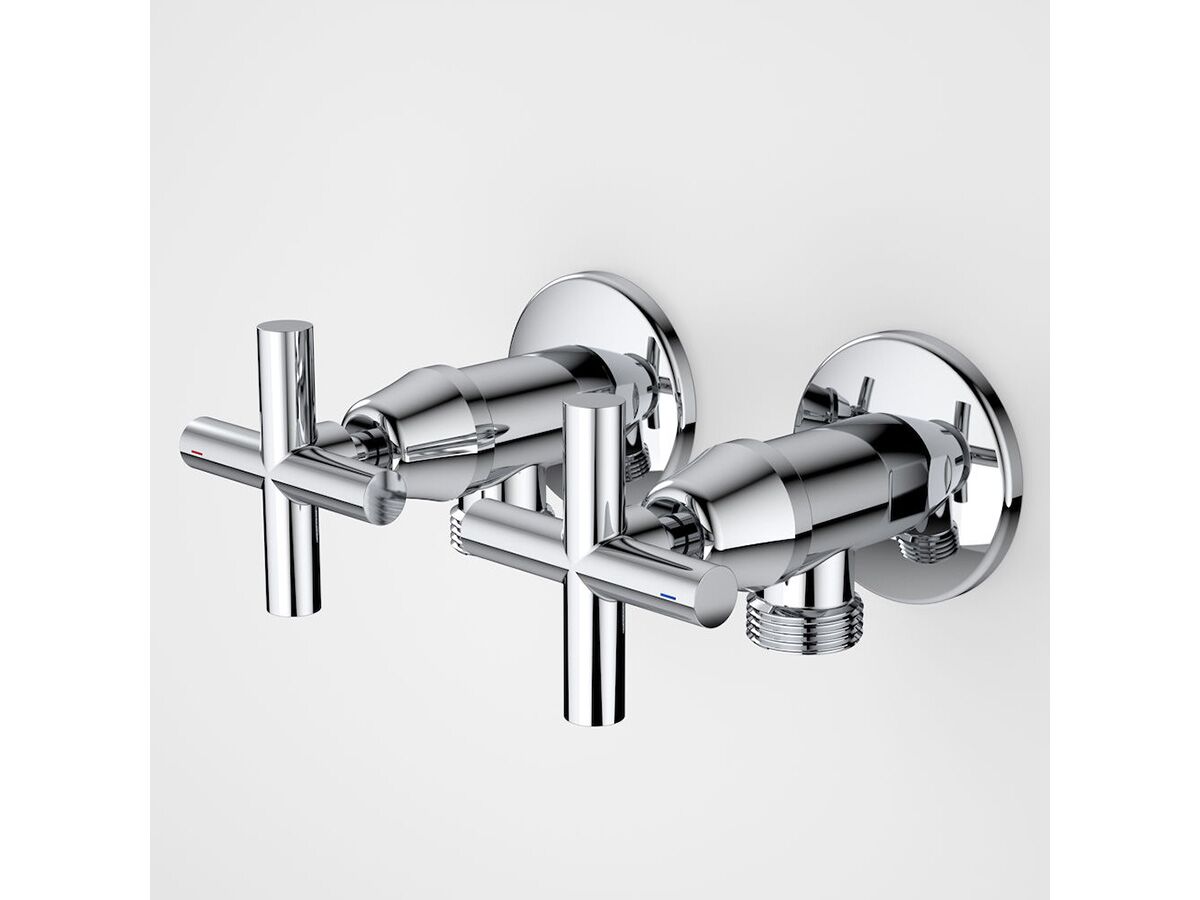 Caroma Coolibah Classic Cross Washing Machine Set Chrome from Reece