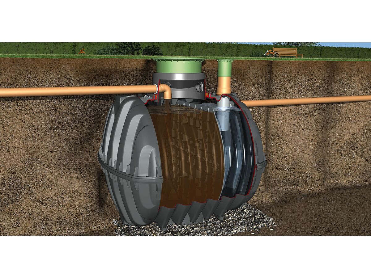 Graf Carat Septic 4800ltr Standard Mini with Baffle from Reece
