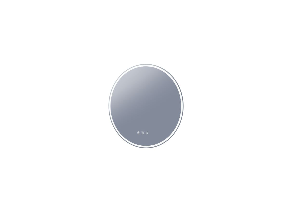 Sphere LED Round Mirror 800mm Bluetooth Speaker from Reece