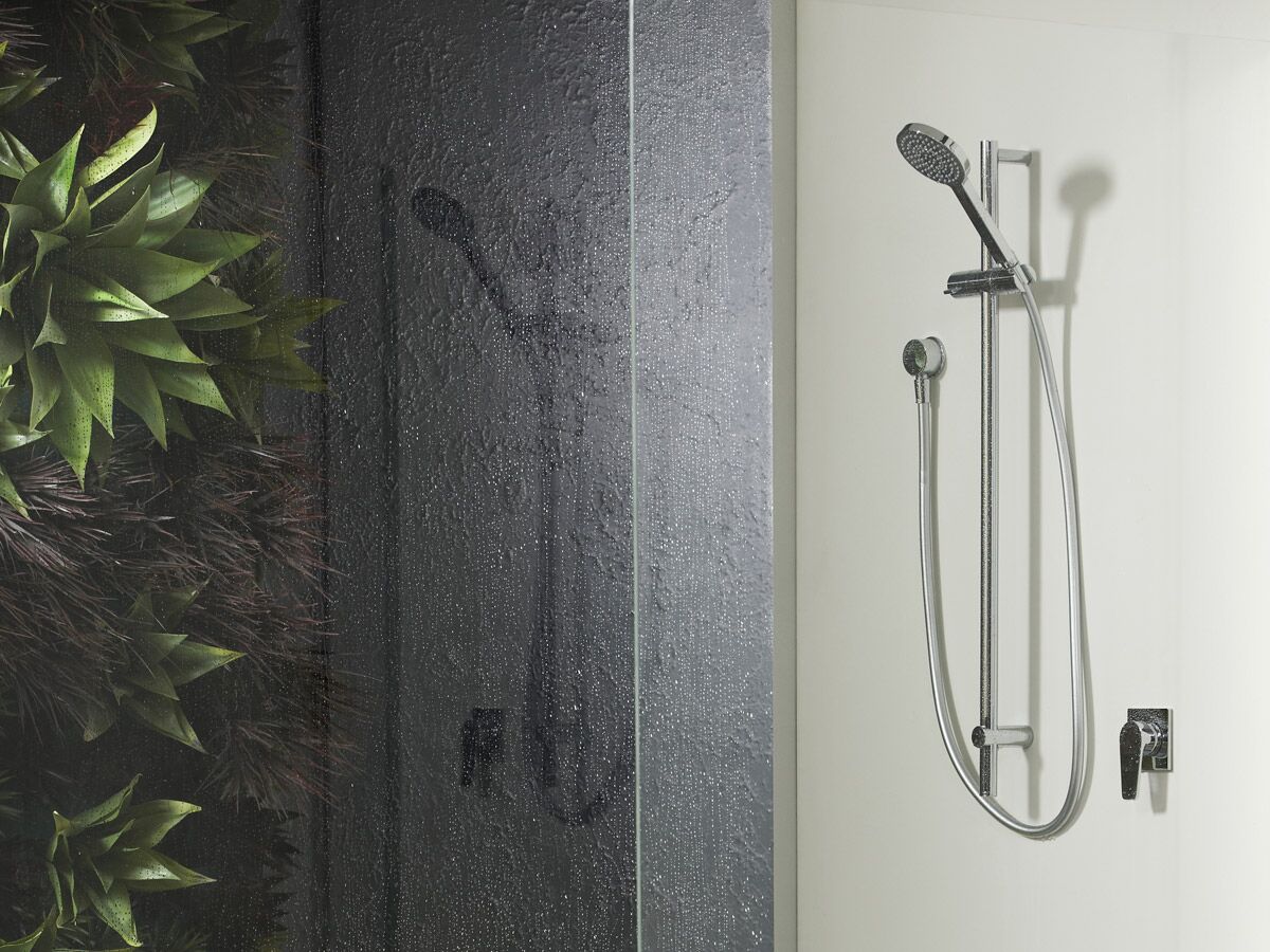 Nikles Pure Rail Shower with 105mm Handpiece Chrome (3 Star) from Reece