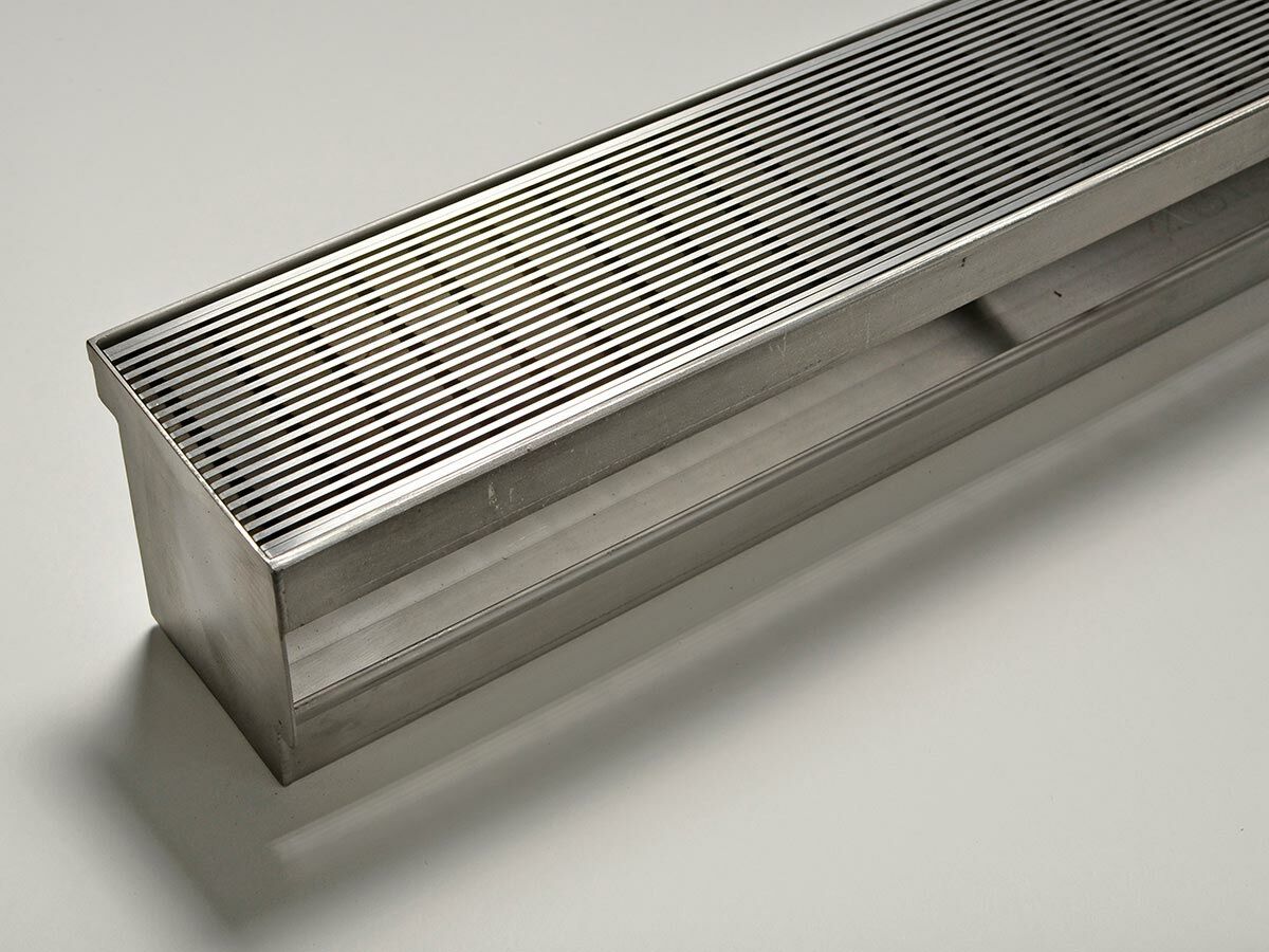 Stormtech Threshold Drain Stainless Steel 100mm Grate from Reece