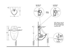 Johnson Suisse Life Urinal Top Entry White (4 Star) from Reece