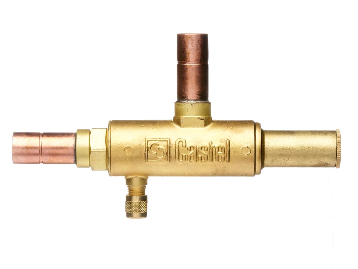Castel Evaporator Pressure Regulator 5/8" Solder 28 bar 0.2-5.5 bar ...