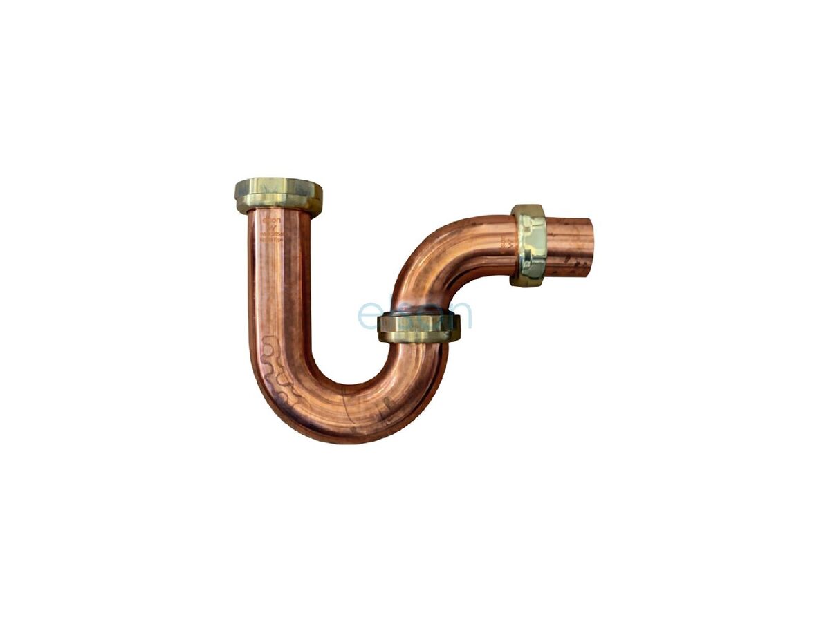 40mm P Trap Copper Finish Loose Nut from Reece