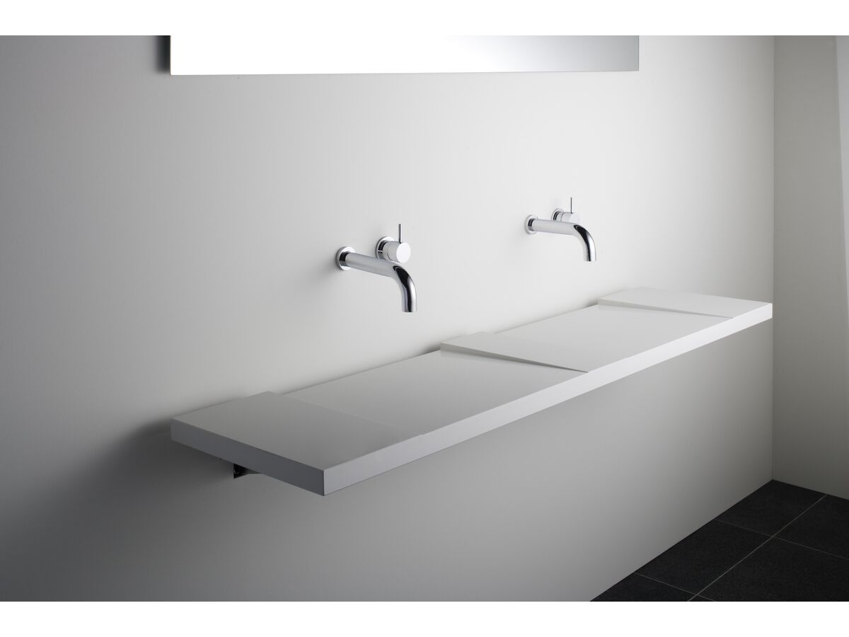 Omvivo Geo Double Washplane 2100 Ceaserstone Snow from Reece