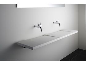 Omvivo Geo Double Washplane 2100 Ceaserstone Snow from Reece