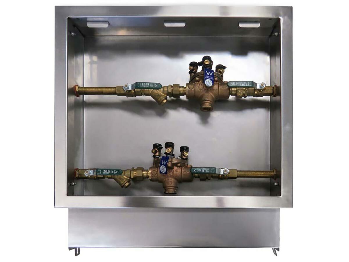 Flomatic 20mm Dual Reduced Pressure ZoneStainless Steel Cabinet from Reece