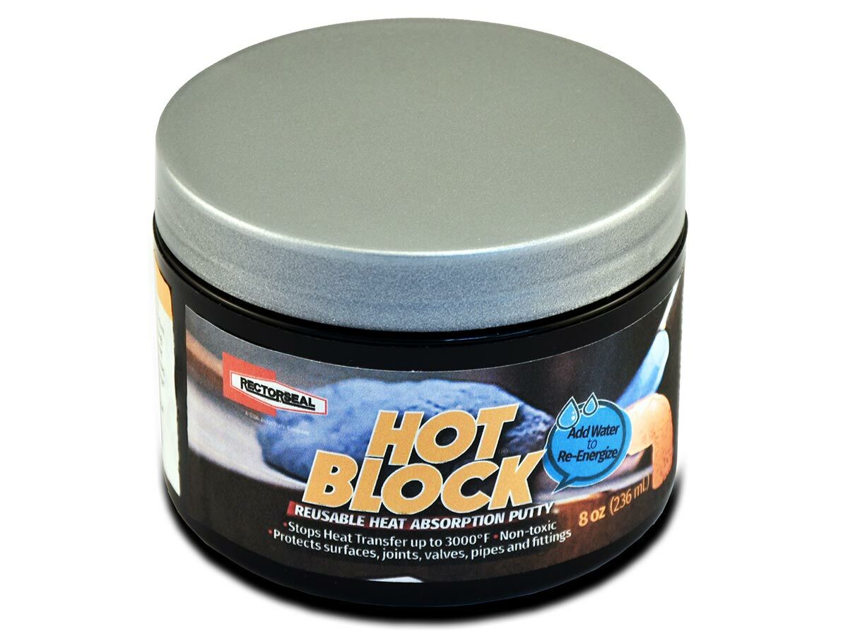 Hot Block Putty Solderweld SWI-SW-HB1 Hot Block Heat Stop Putty 1 Lb ...